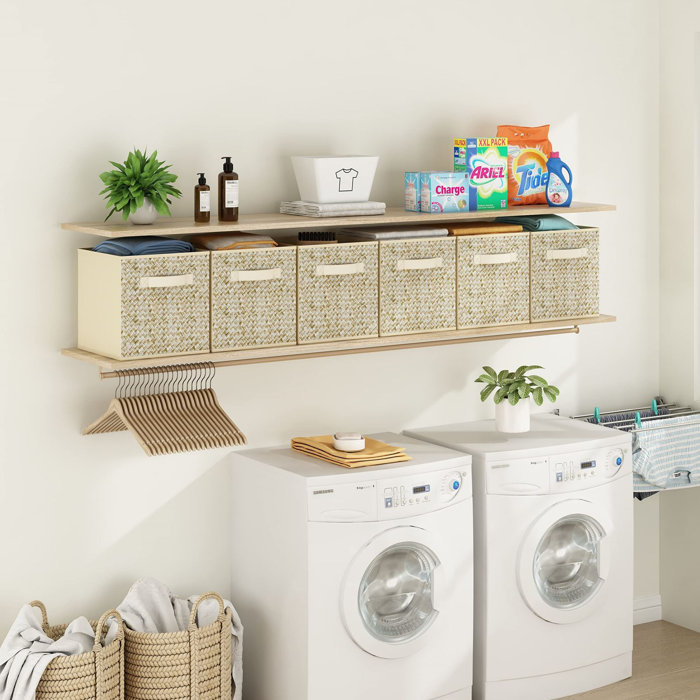 Latitude Run® Fabric Storage Bin - Set of 6 | Wayfair